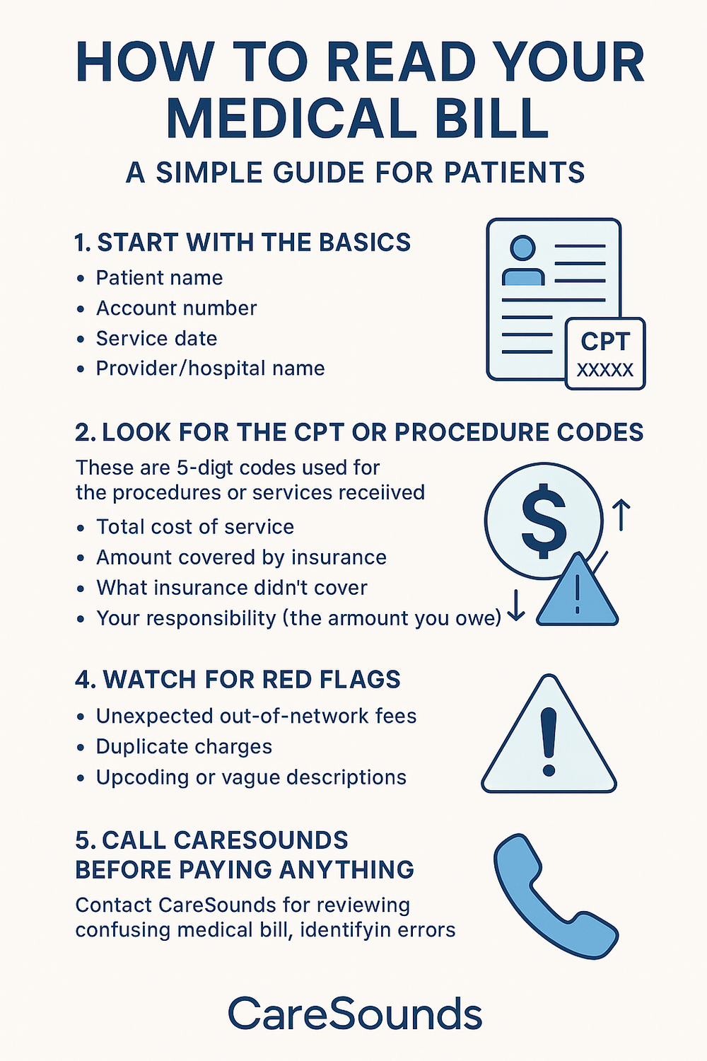 How to Read Your Medical Bill: Simple Breakdown | CareSounds – Caresounds